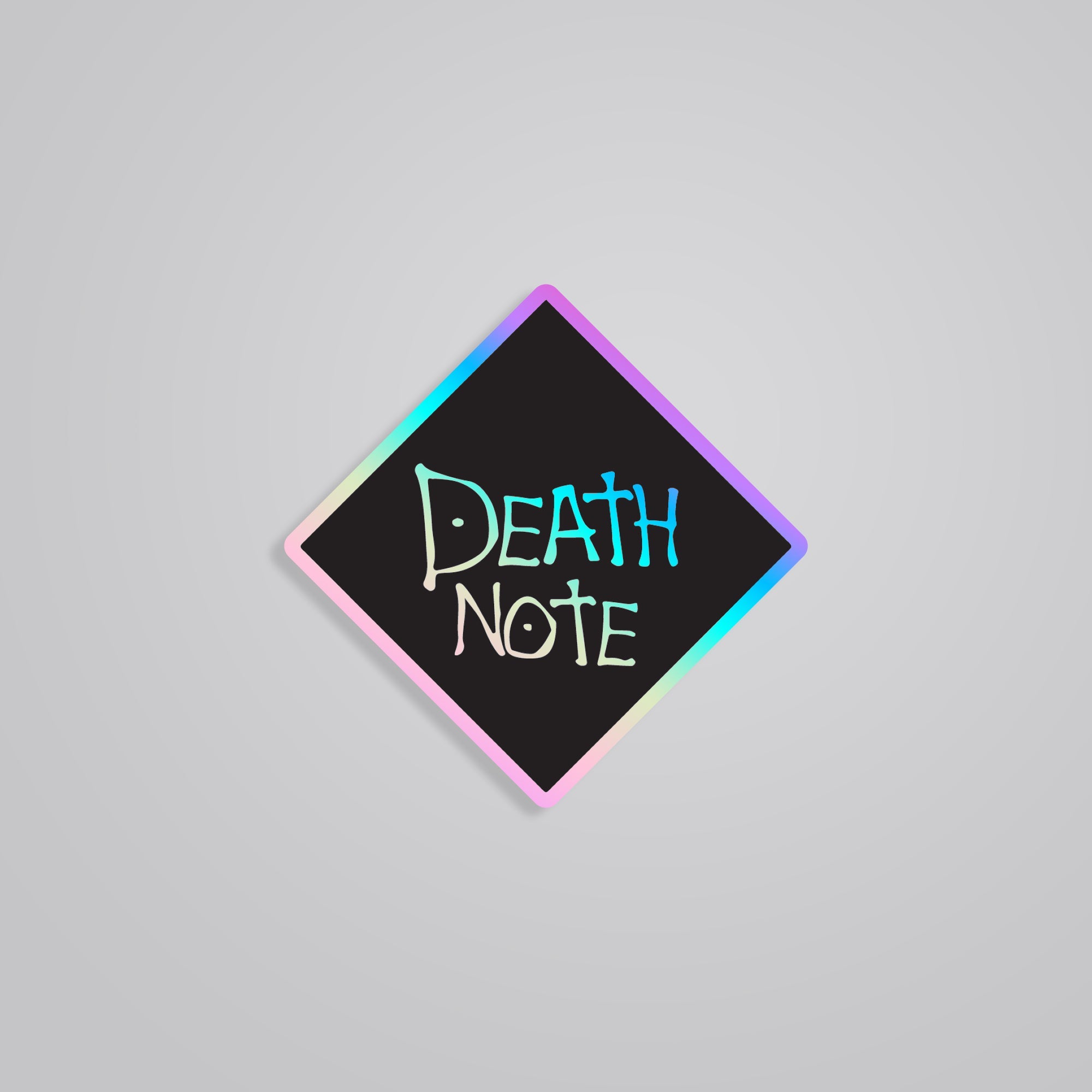 "Death Note Holographic Sticker – Channel the Dark Elegance of ...