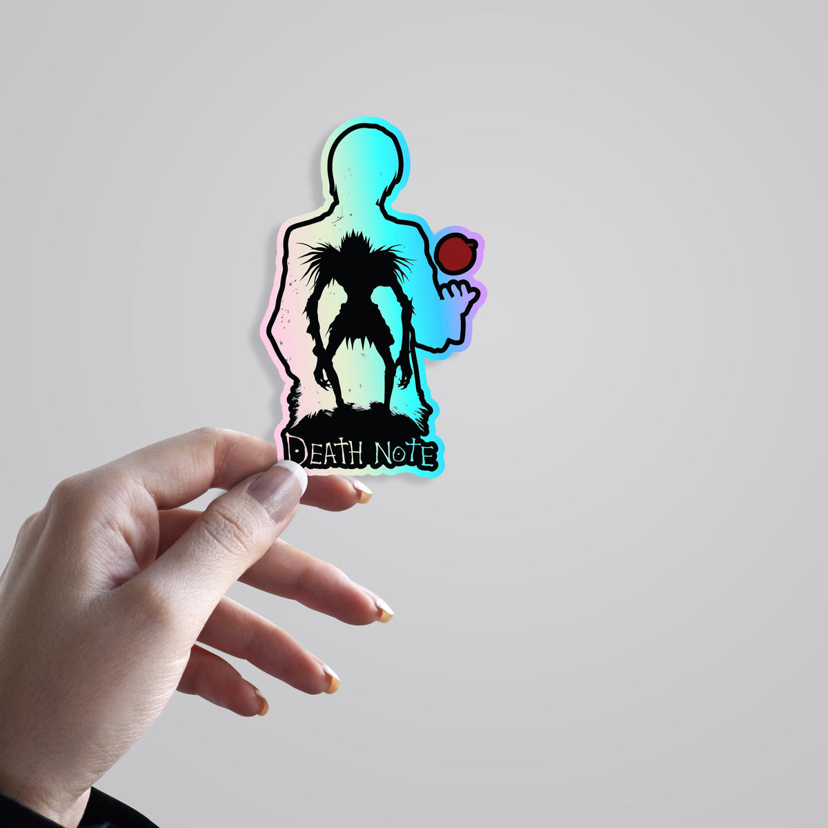 Death Note Silhouette Anime Holographic Sticker – Capture the Shadows ...
