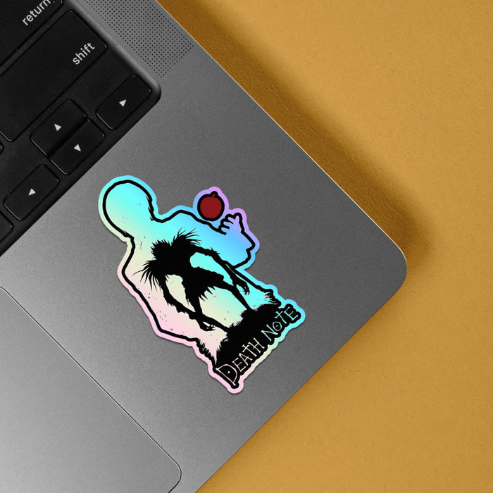 Death Note Silhouette Anime Holographic Sticker – Capture the Shadows ...