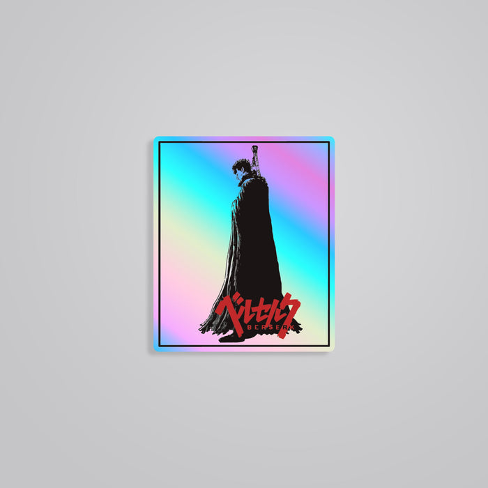Guts of Berserk Holographic Sticker – Unleash the Warrior Spirit with ...