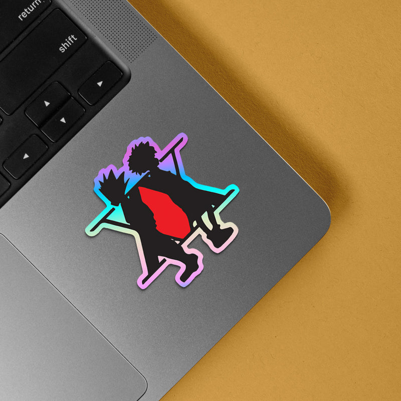 HxH Logo Anime Holographic Sticker – Elevate Your Style with Hunter x ...