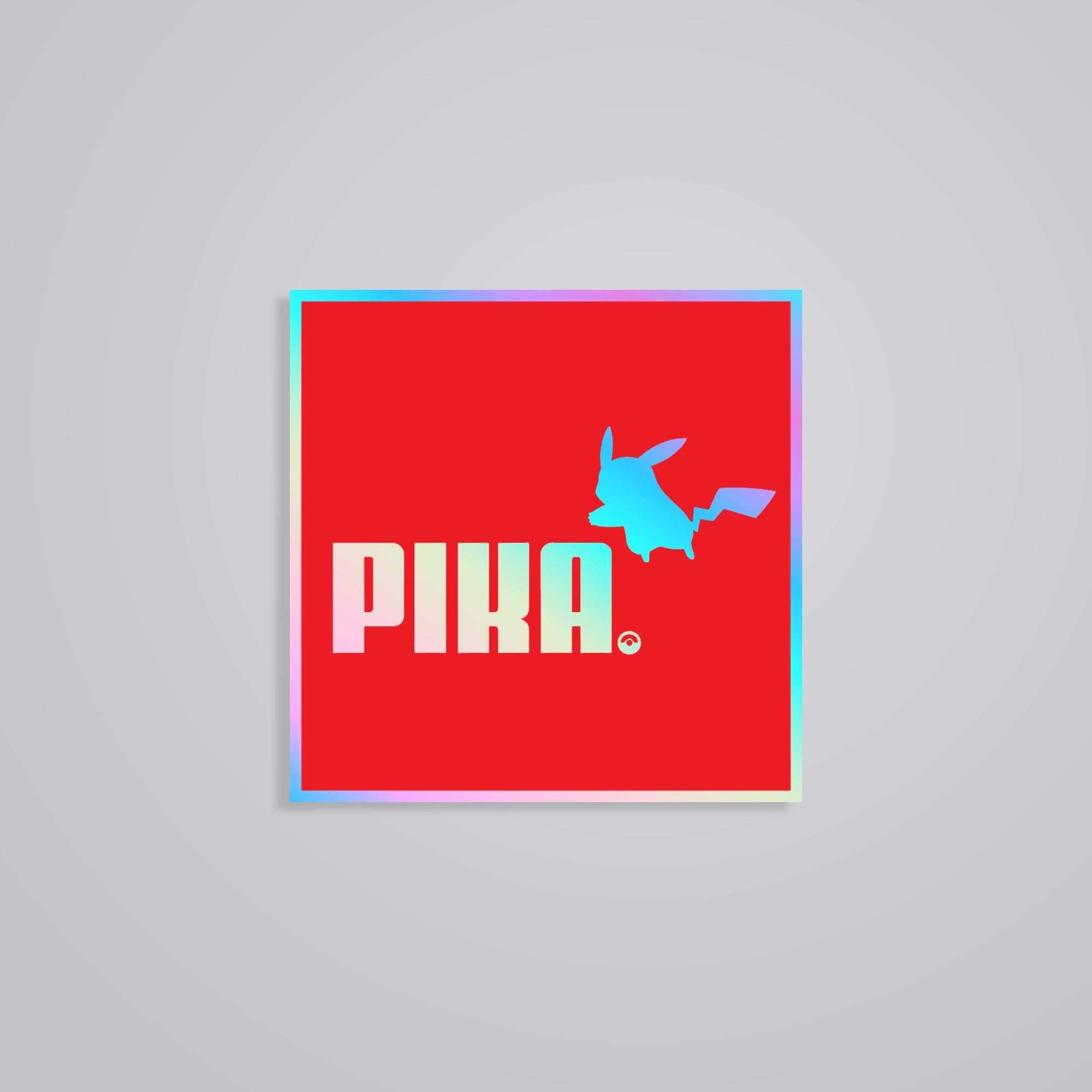 Pika Anime Holographic Sticker – Electrify Your Style with Pikachu ...