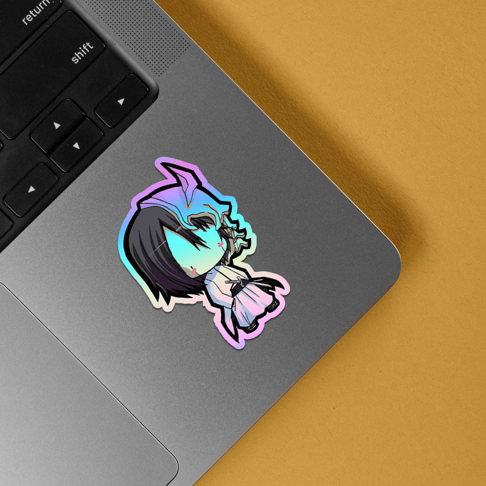 Ulquiorra Chibi Bleach Anime Holographic Sticker – Embrace the Cuteness ...