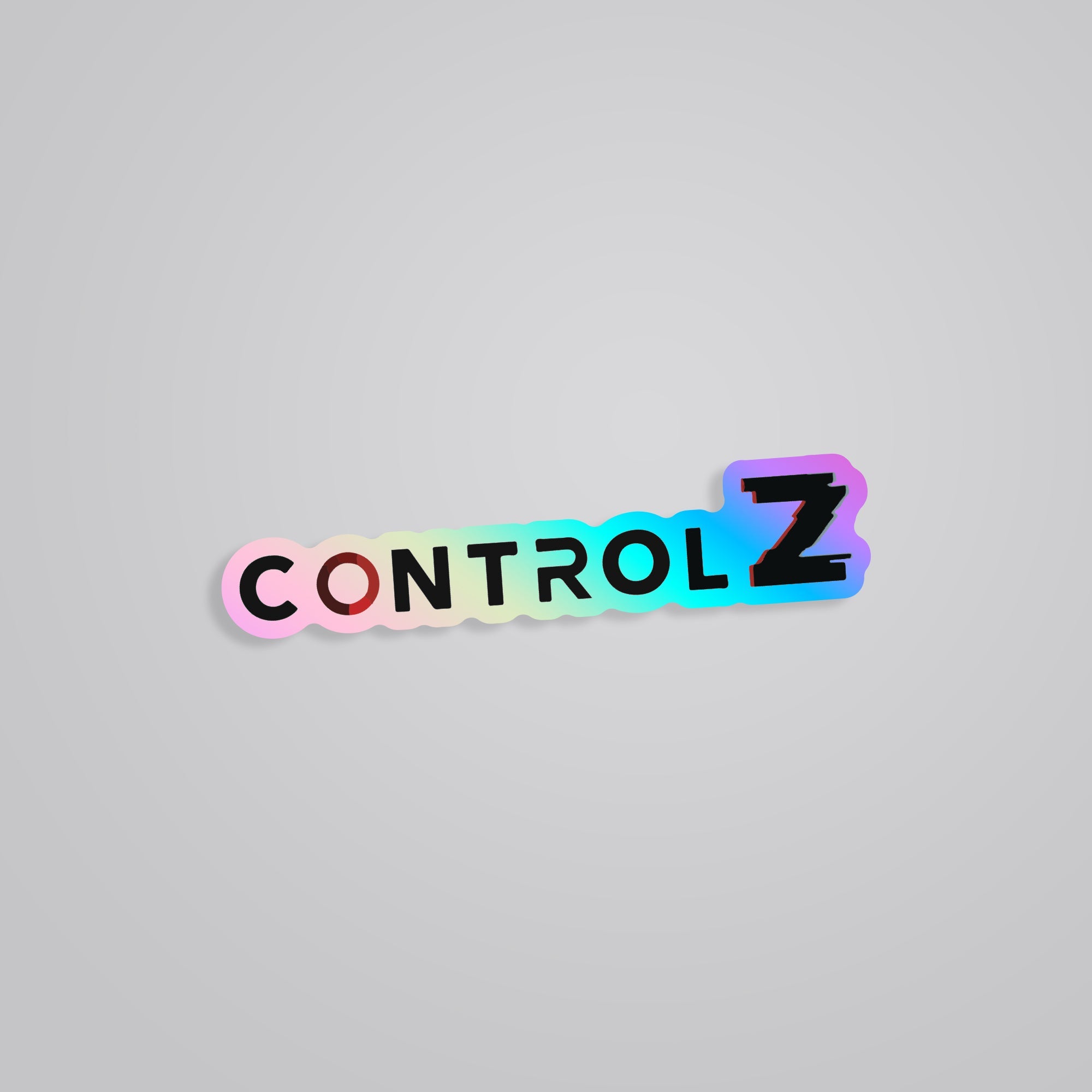 Control Z Holographic Sticker – Glitch in Style with this Tech-Inspired ...