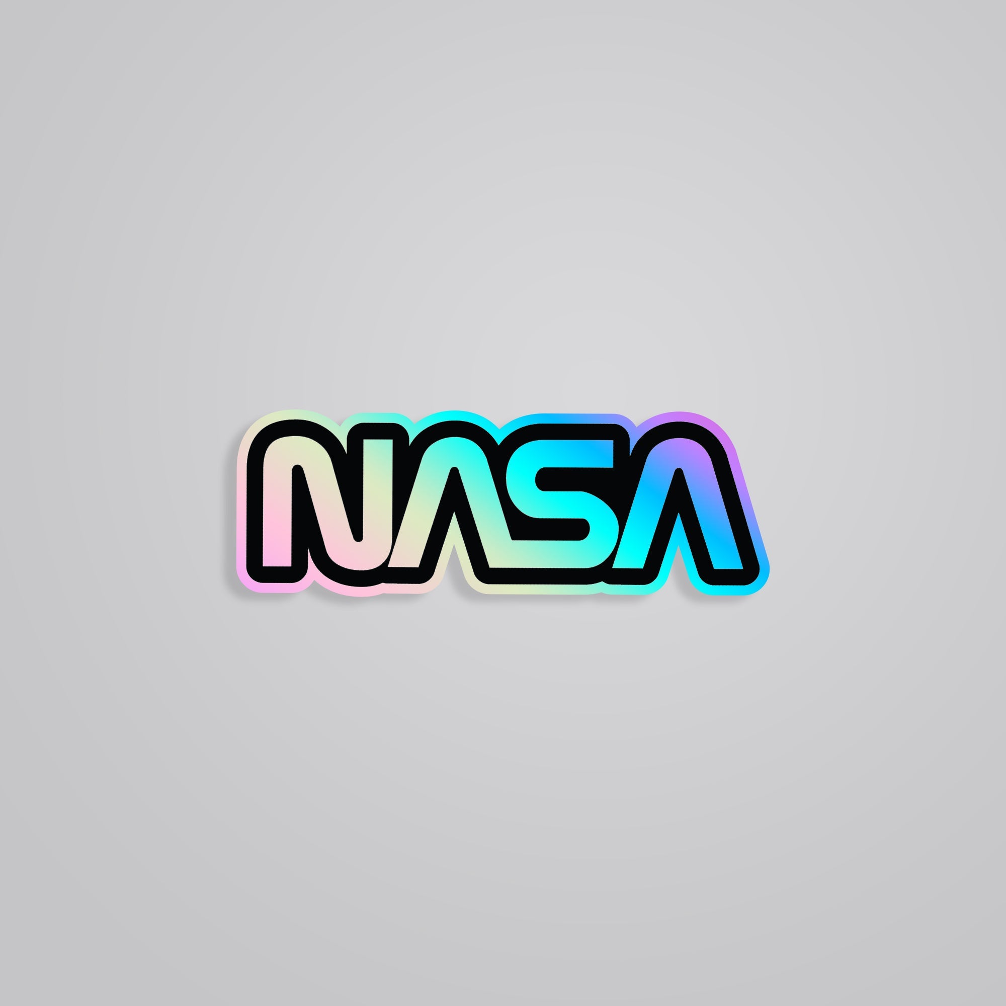 NASA Holographic Sticker – Explore the Cosmos in Style with Reflective ...