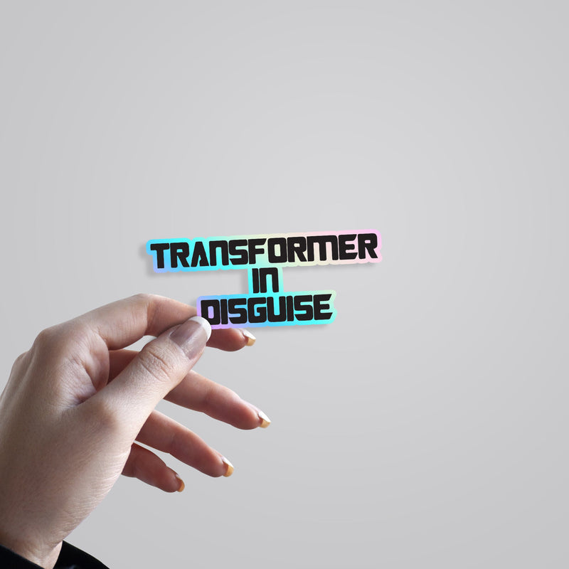 Transformer in Disguise Holographic Sticker – Unleash Cybertron ...