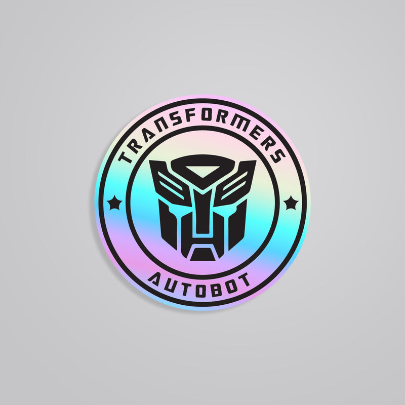 Transformers Autobot Holographic Sticker – Roll Out in Style with ...