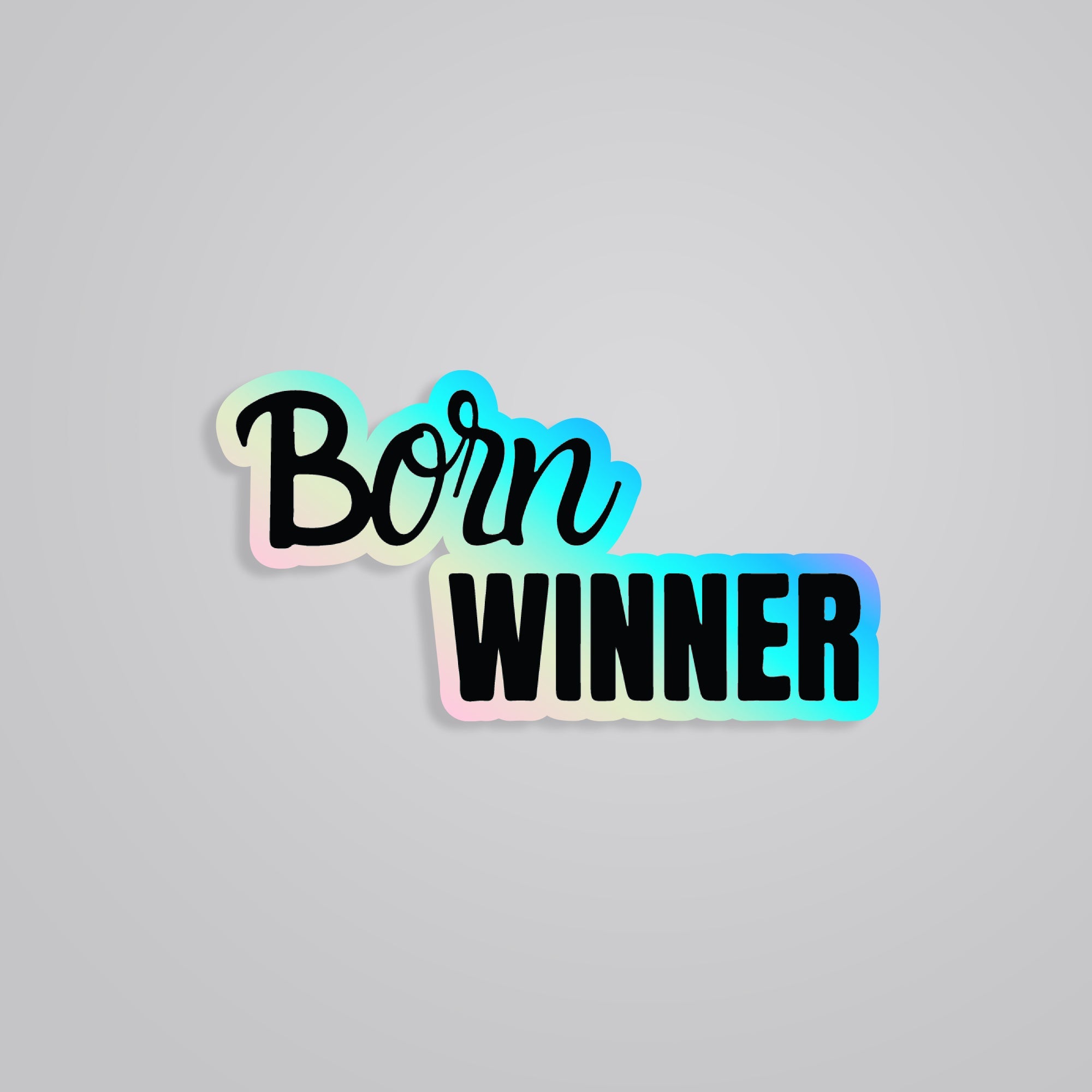 Interior Born Winner Holographic Sticker – Elevate Your Space with ...
