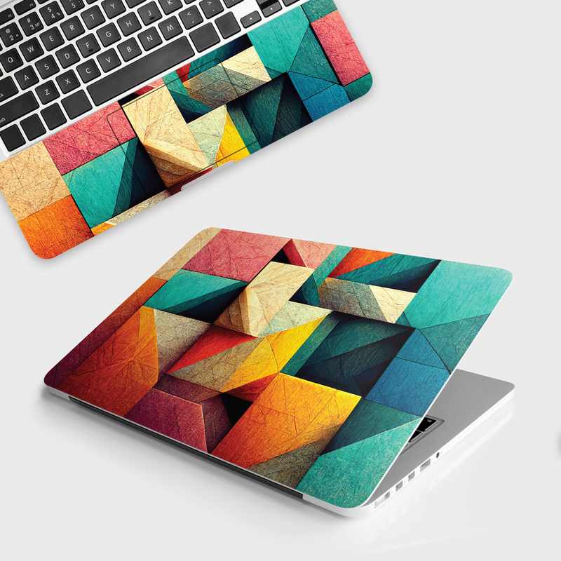 Elevate Your Laptop with Geometric Pattern Laptop Skin - Modern and ...