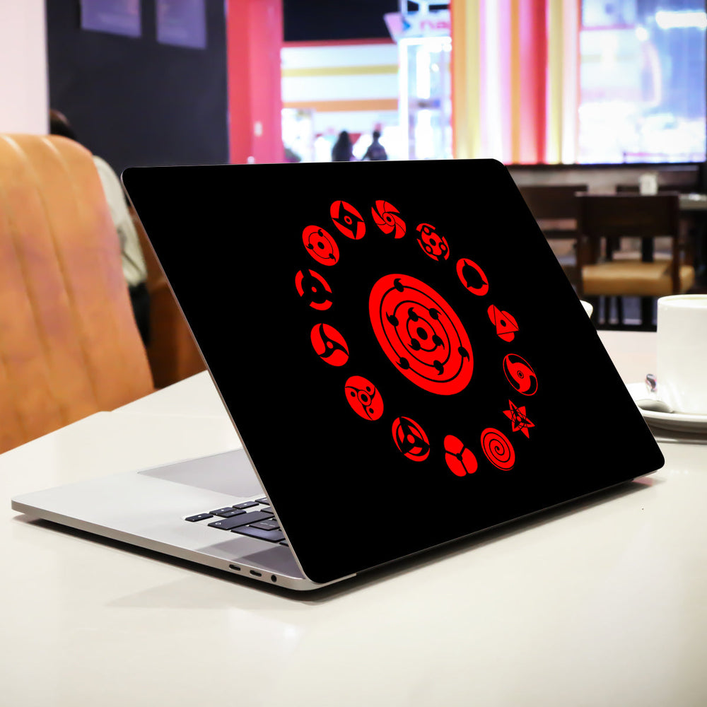 Unlock the Power: All Sharingan Naruto Anime Laptop Skin for Ultimate Fans