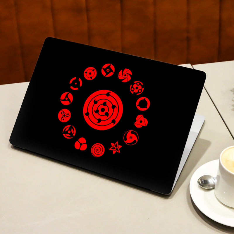 Unlock the Power: All Sharingan Naruto Anime Laptop Skin for Ultimate Fans