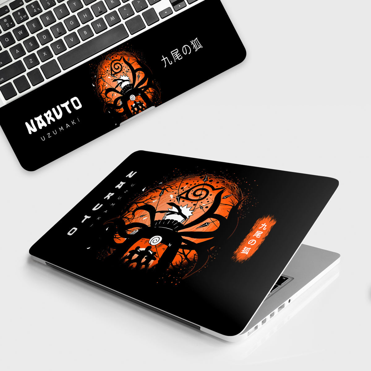 Unleash the Power Within: Kyuubi No Kitsune Naruto Uzumaki Laptop Ski