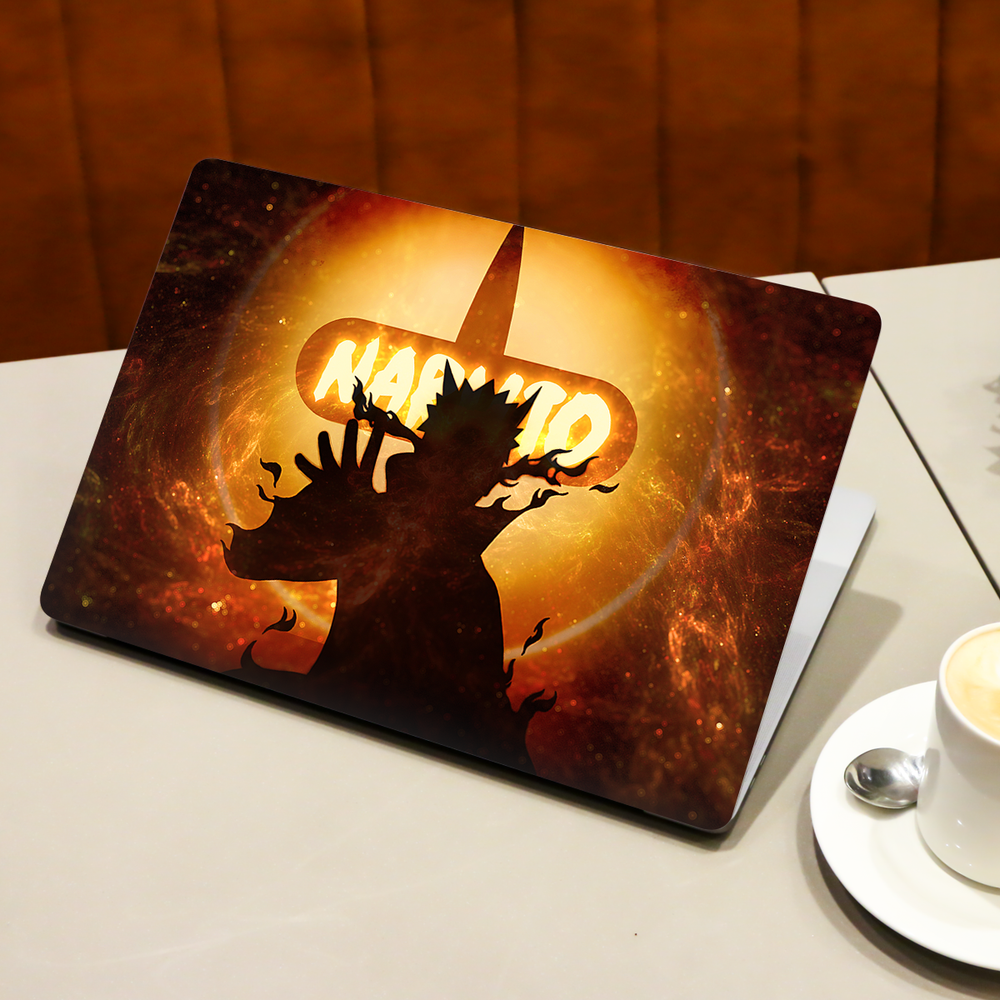 Unleash Ninja Power with a Naruto Laptop Skin - Energetic and Iconic Design