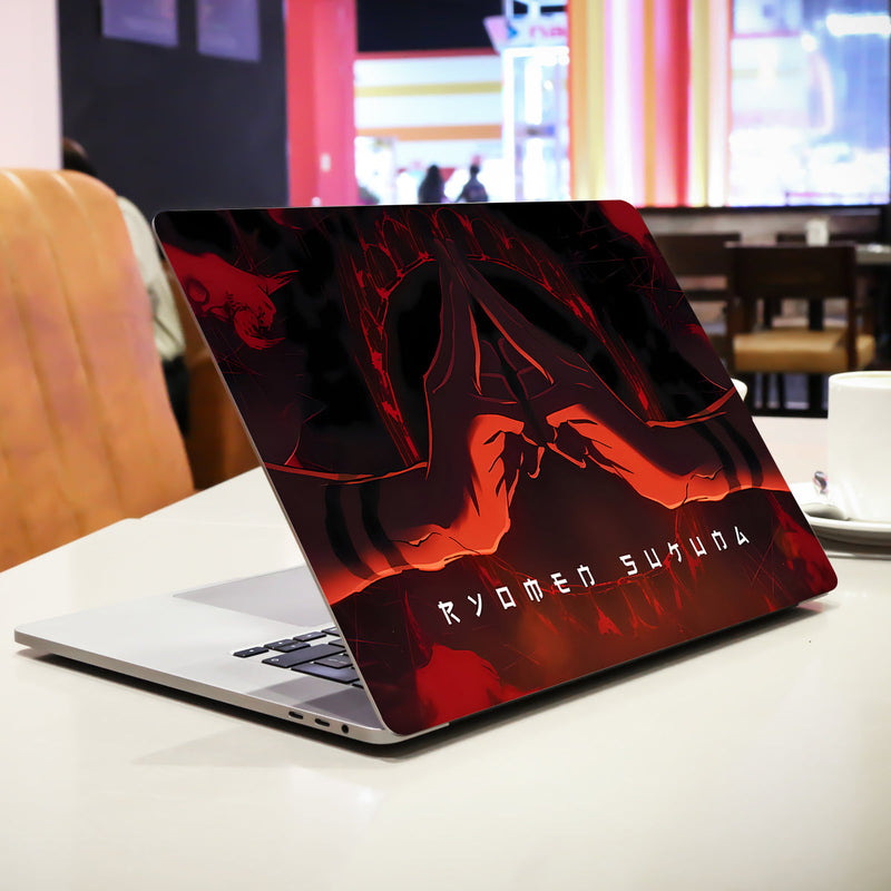Embrace Cursed Power: Ryomen Sukuna JJK Anime Laptop Skin for True ...