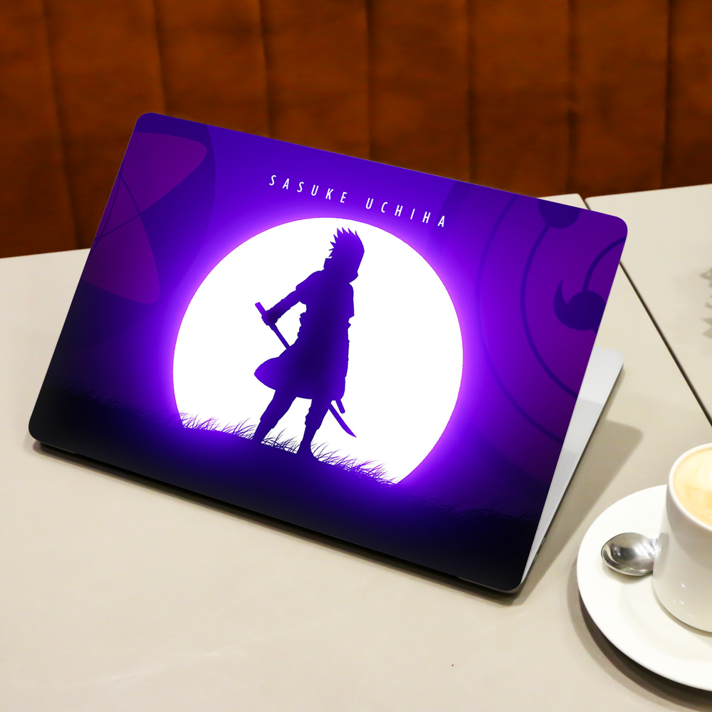 Unleash the Uchiha Power with Sasuke Uchiha Anime Laptop Skin - Dark ...