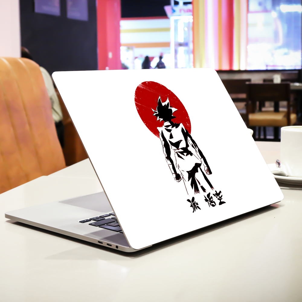 Unleash Super Saiyan Power with Son Goku Anime Laptop Skin - Epic and ...