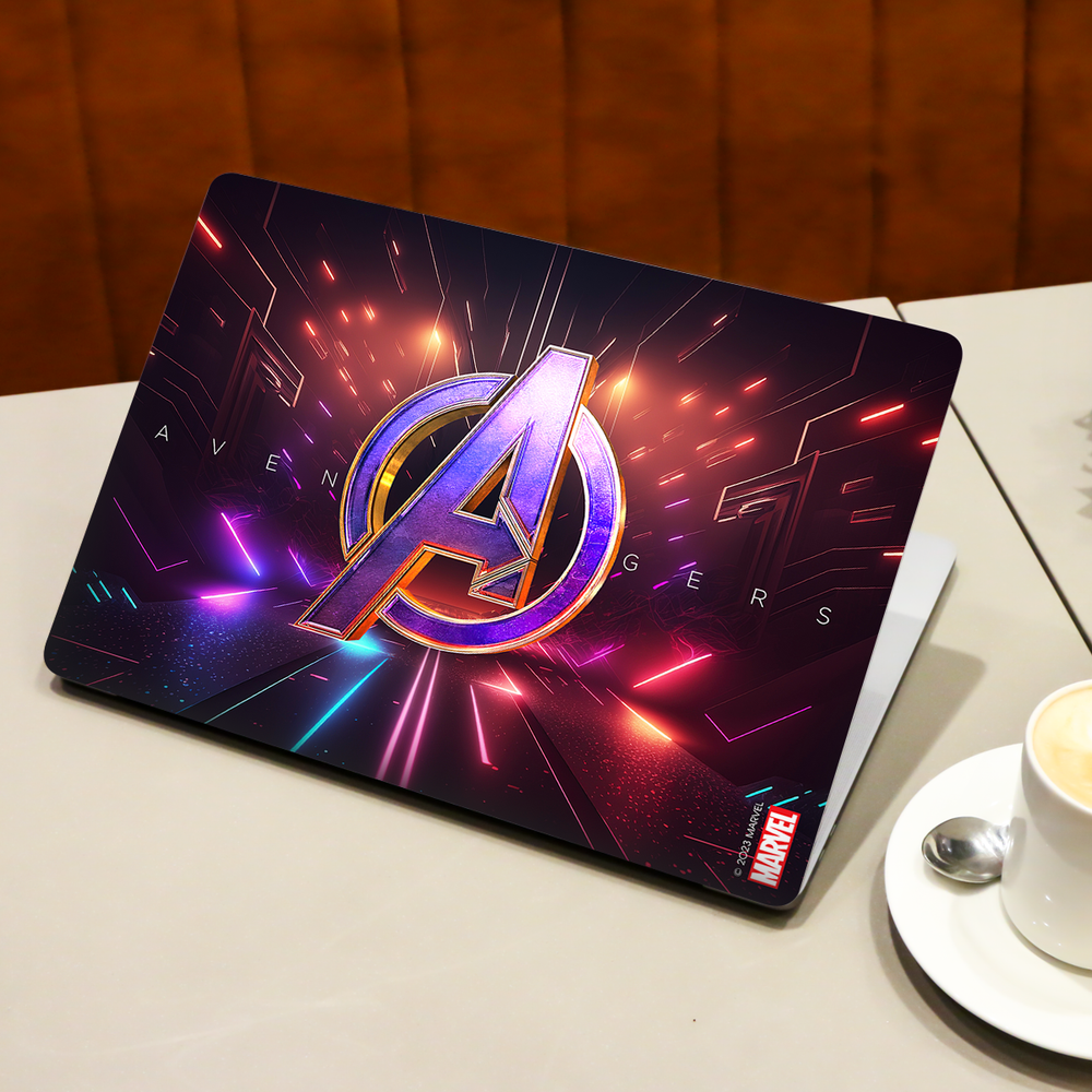Show Your Allegiance with Avengers Logo Laptop Skin - Iconic and ...