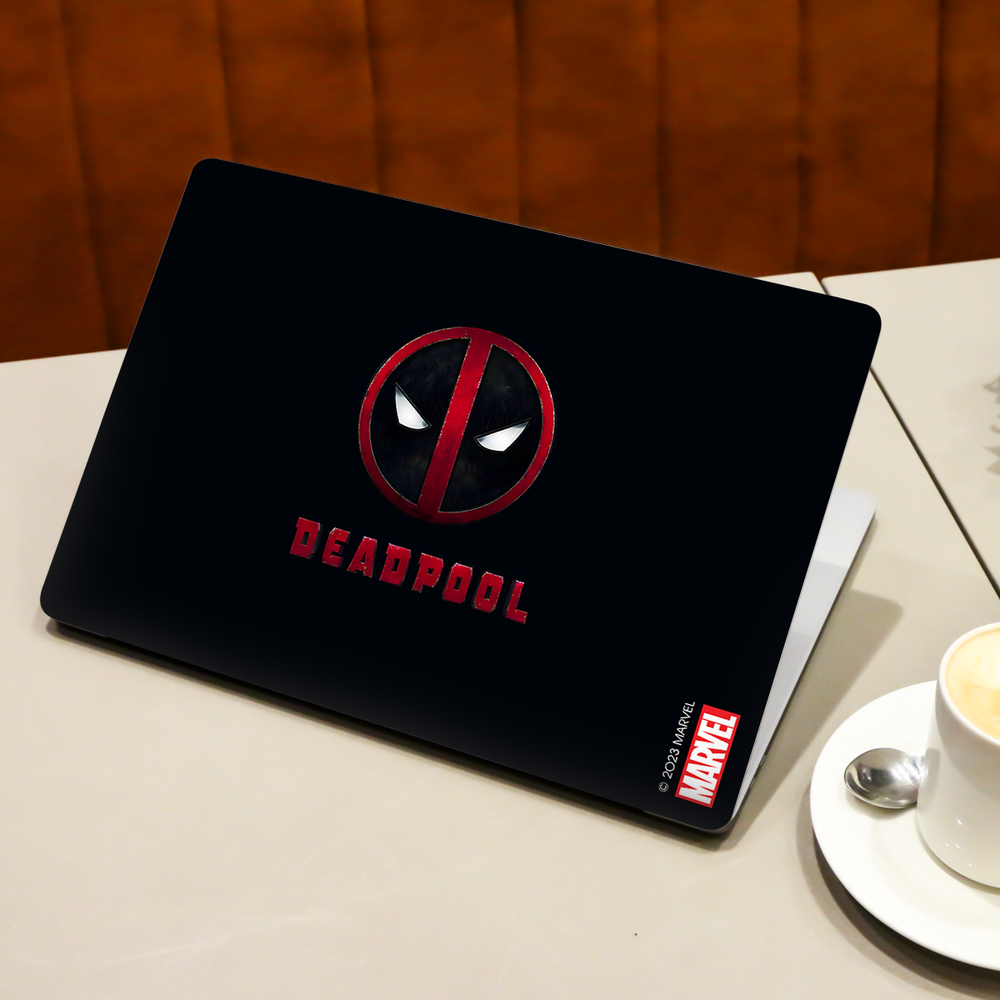 Add a Splash of Chaos with Deadpool Comic Laptop Skin - Quirky and Merc ...