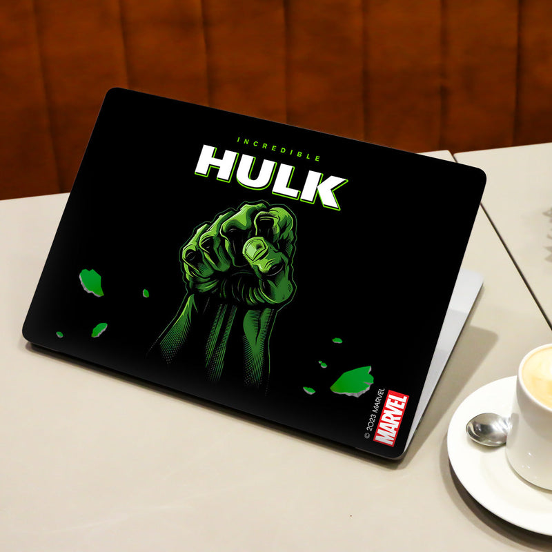 Feel the Power with Incredible Hulk Fist Marvel Comics Laptop Skin ...