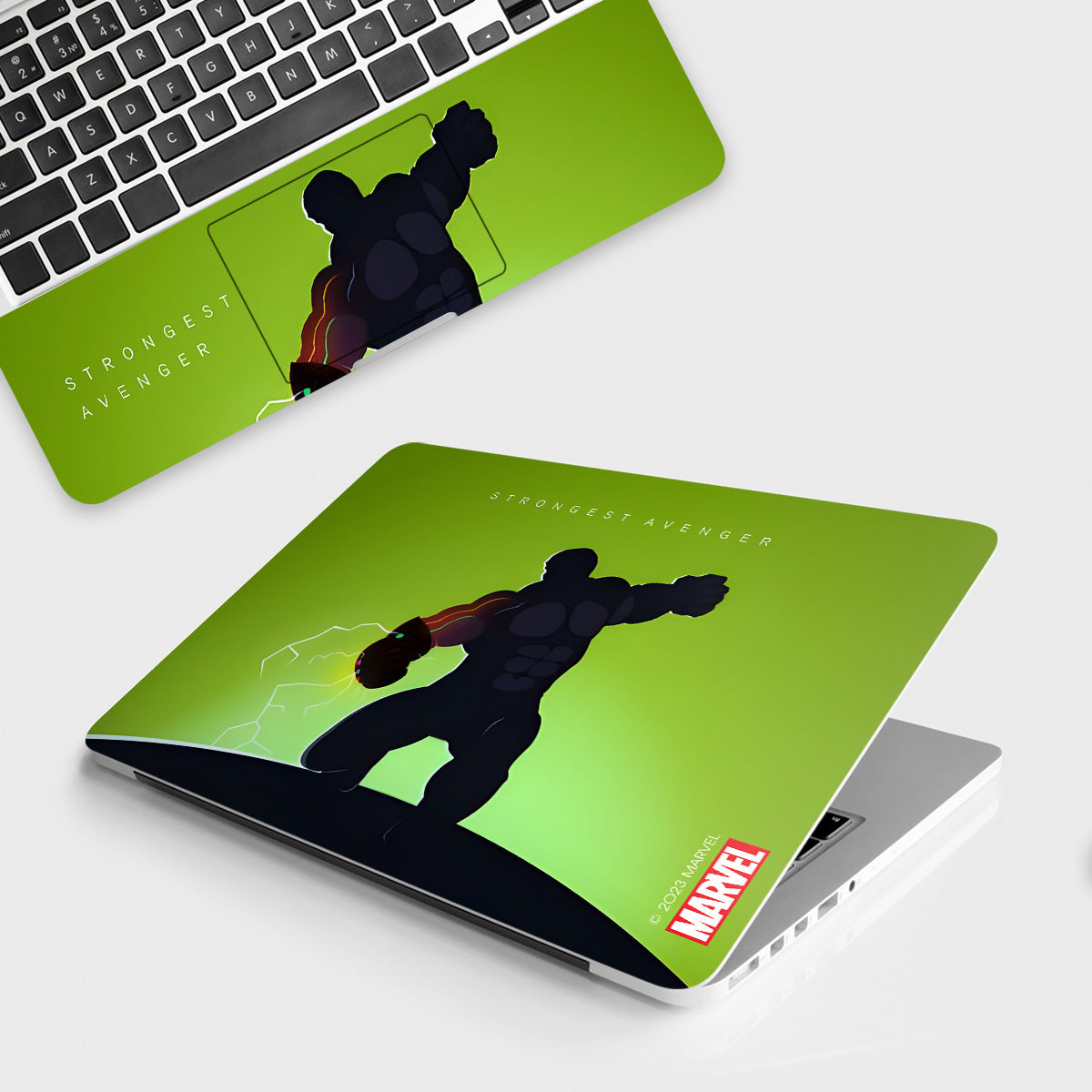 Unleash Hulk's Might with Strongest Avenger Hulk MCU Laptop Skin ...