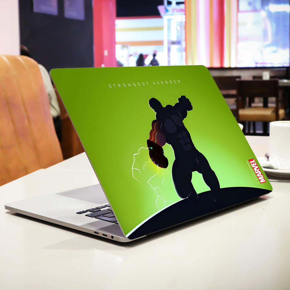 Unleash Hulk's Might with Strongest Avenger Hulk MCU Laptop Skin ...