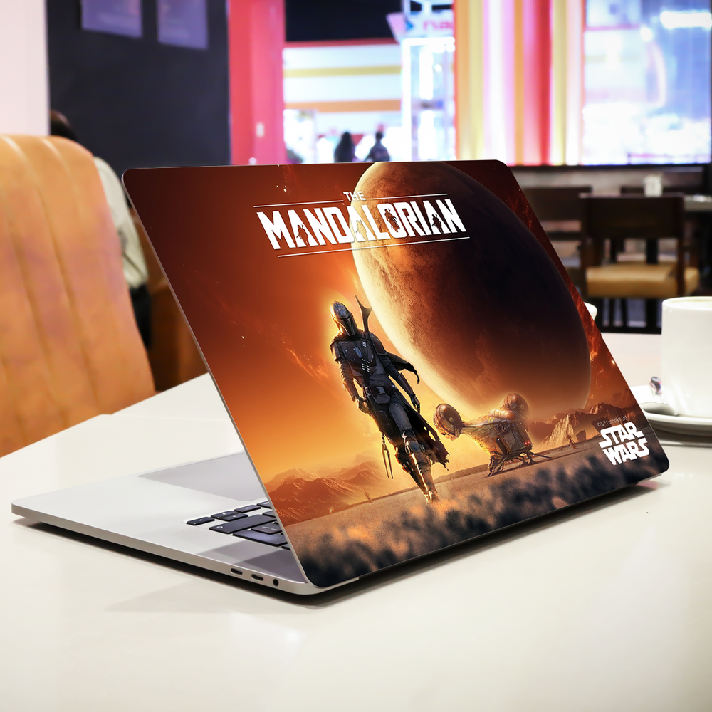 Enter the Star Wars Universe with The Mandalorian Laptop Skin - Epic ...