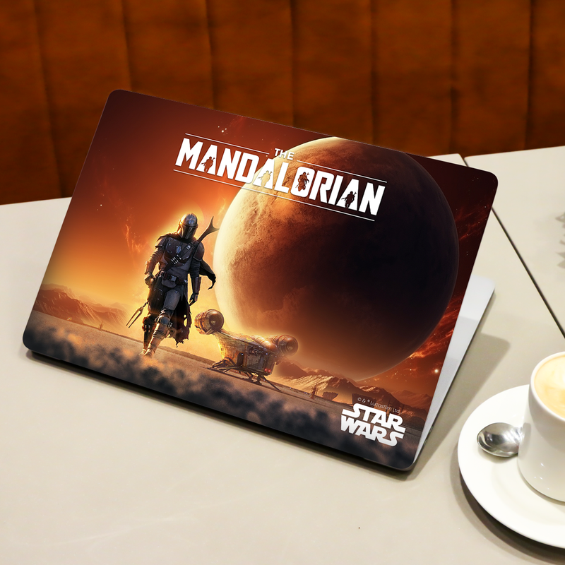 Enter the Star Wars Universe with The Mandalorian Laptop Skin - Epic ...