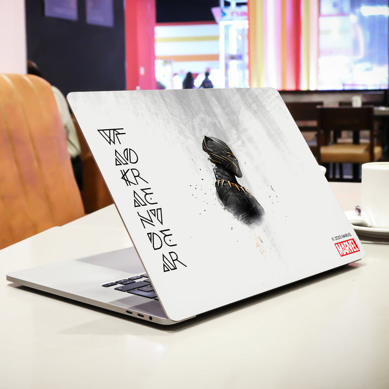 Wakanda Forever: Black Panther MCU Laptop Skin - Unleash Vibranium Elegance