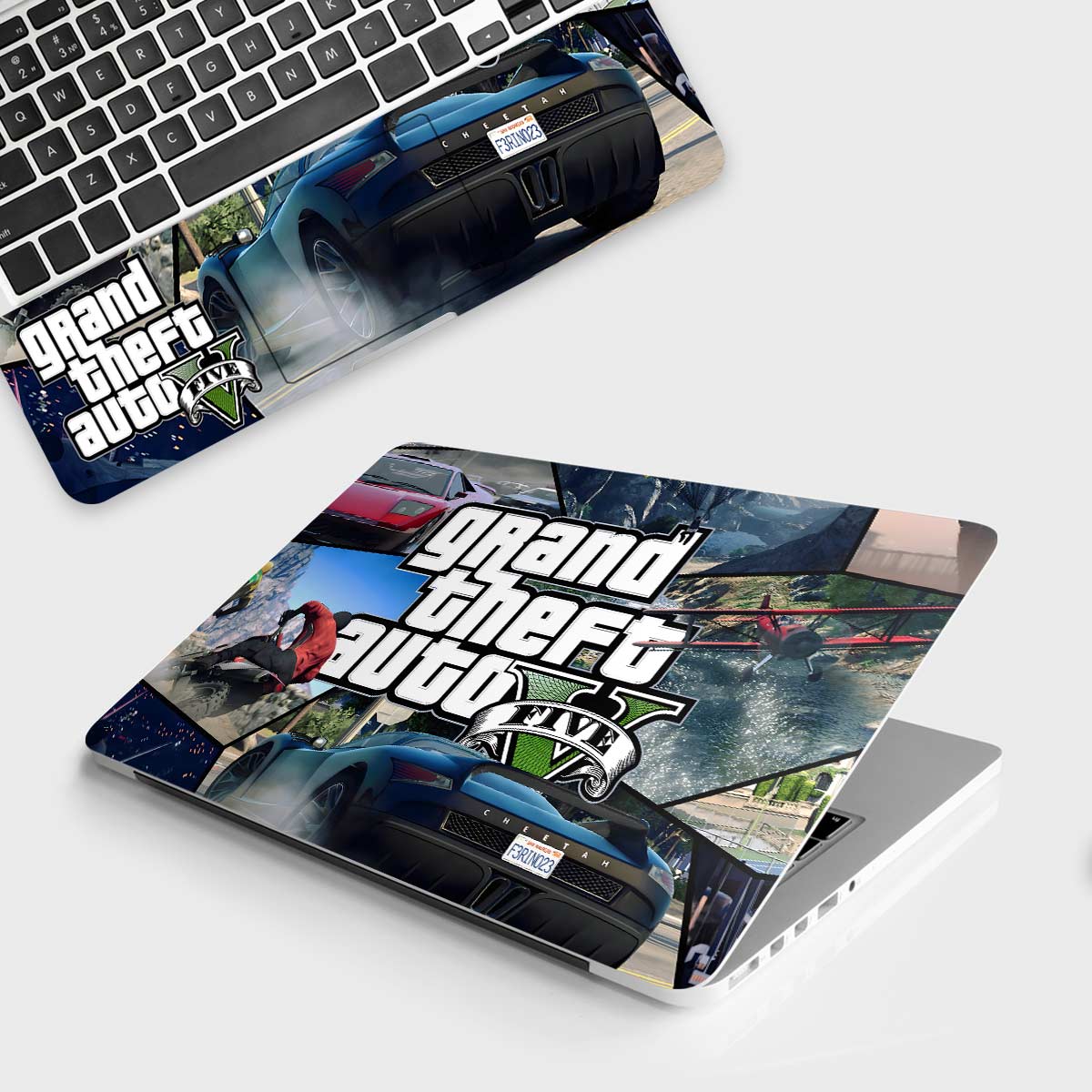 Drive into Style: Grand Theft Auto 5 Logo Laptop Skin for Gaming ...