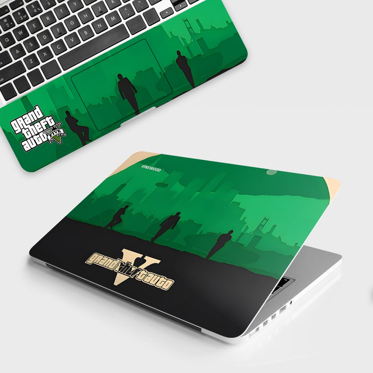 Vinewood Vibes: GTA 5 Laptop Skin for Gaming Glamour