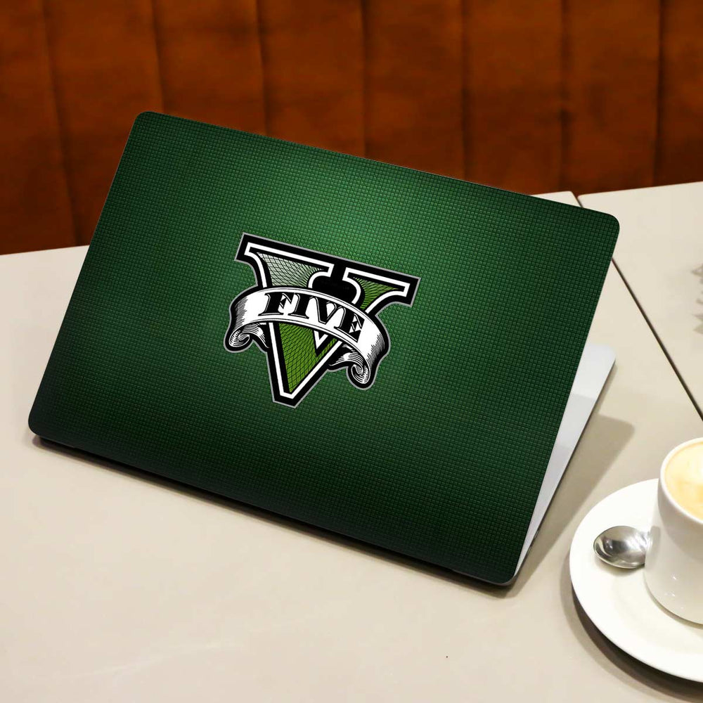Drive into Style: Grand Theft Auto 5 Logo Laptop Skin for Gaming ...