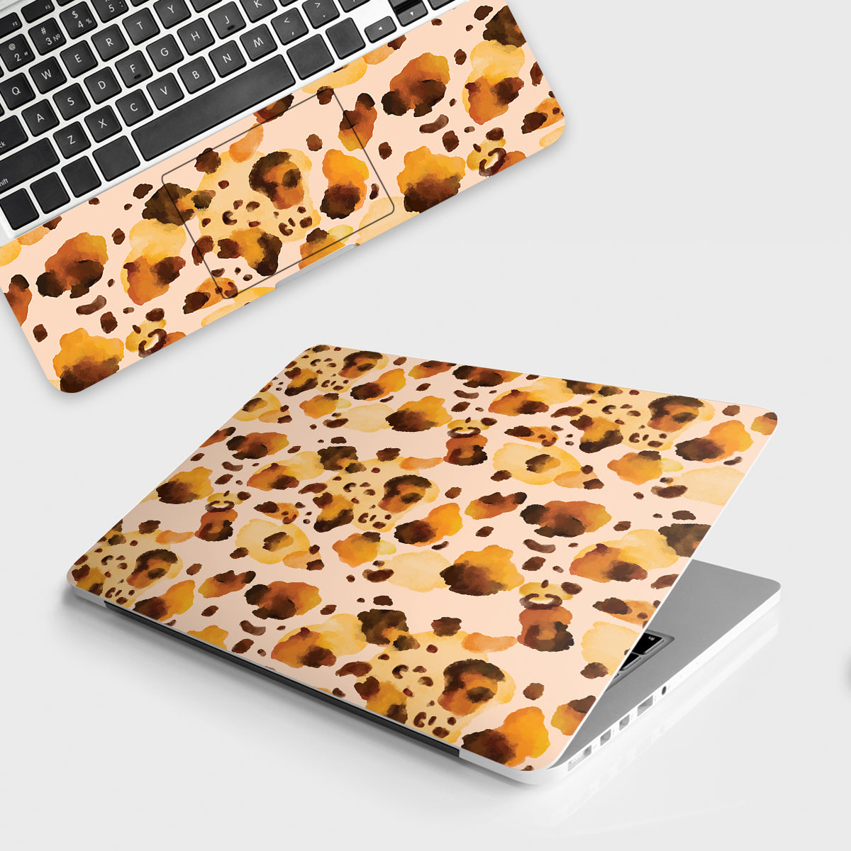 Brown Spotted Laptop Skin - Embrace Timeless Elegance with Classy and ...