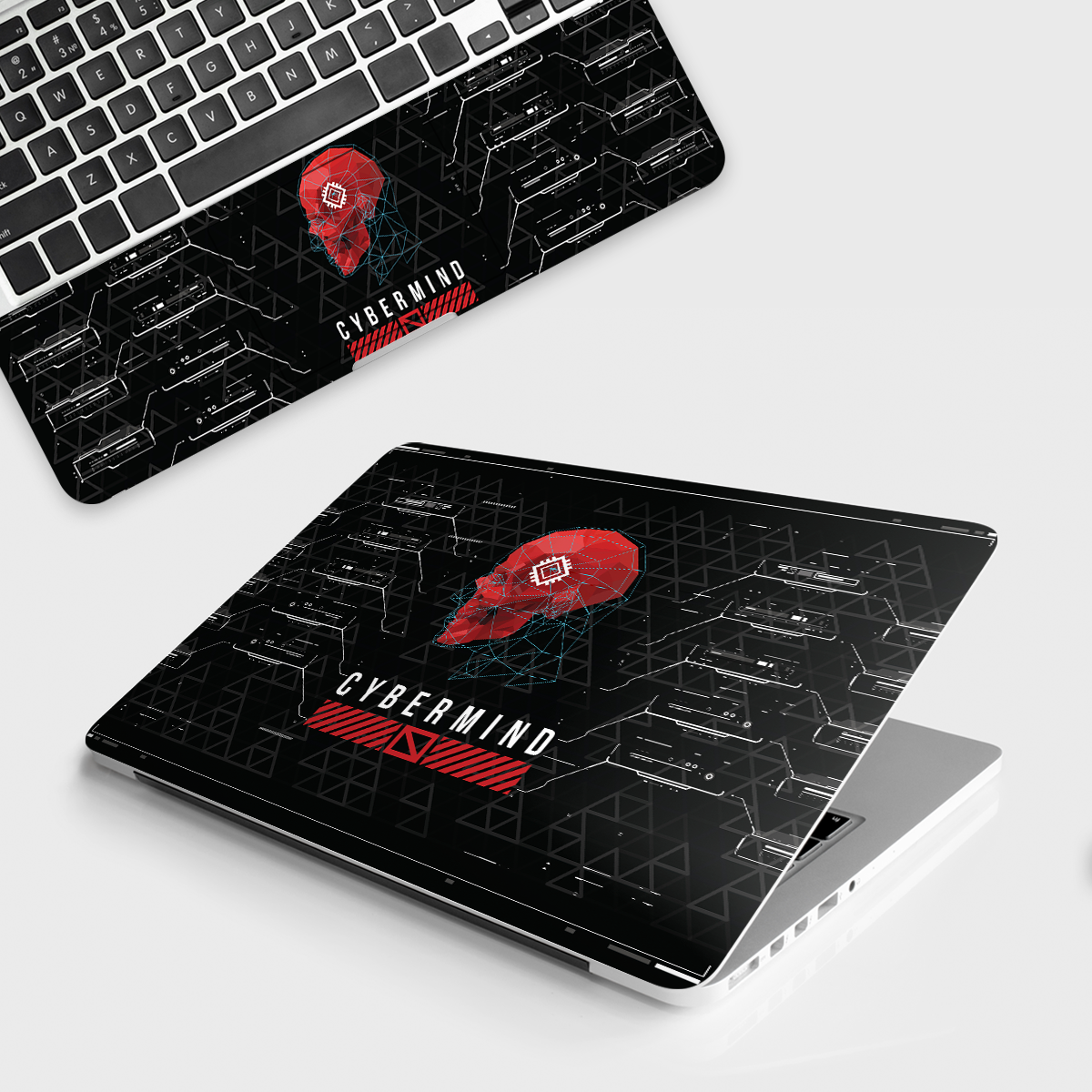 Enter the Digital Frontier with a Cybermind Laptop Skin - Futuristic ...