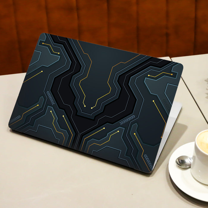 Embrace the Future with Futuristic Techno Laptop Skin - Sleek and High ...