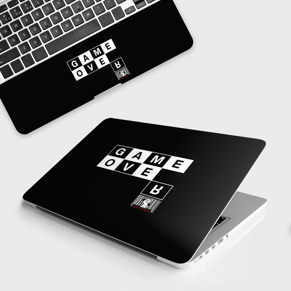 Level Up Your Style with 'Game Over' Laptop Skin - Sleek and Retro ...