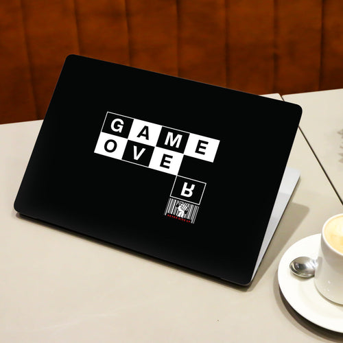 Level Up Your Style with 'Game Over' Laptop Skin - Sleek and Retro ...