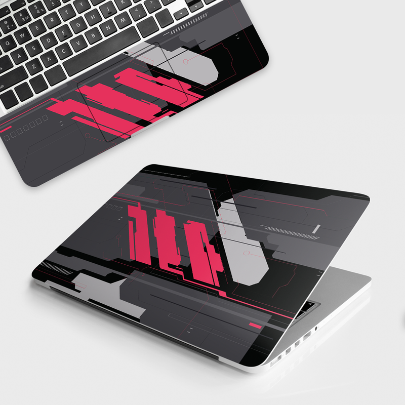 Merge Eras with an Old World Cyberpunk Design Laptop Skin - Vintage ...