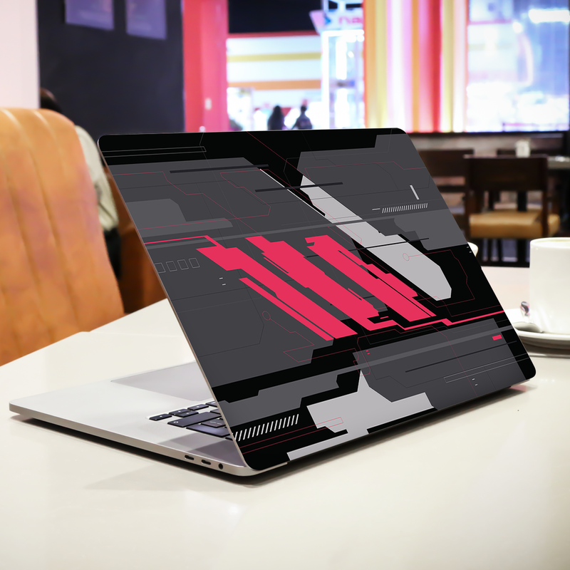 Merge Eras with an Old World Cyberpunk Design Laptop Skin - Vintage ...