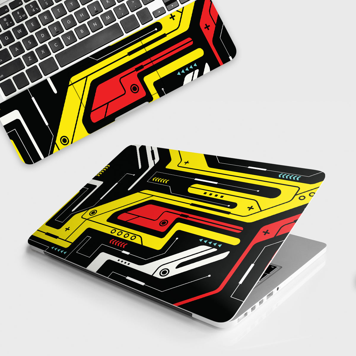 Embrace Retro Futurism with Retro Cyberpunk Laptop Skin - Nostalgic and ...