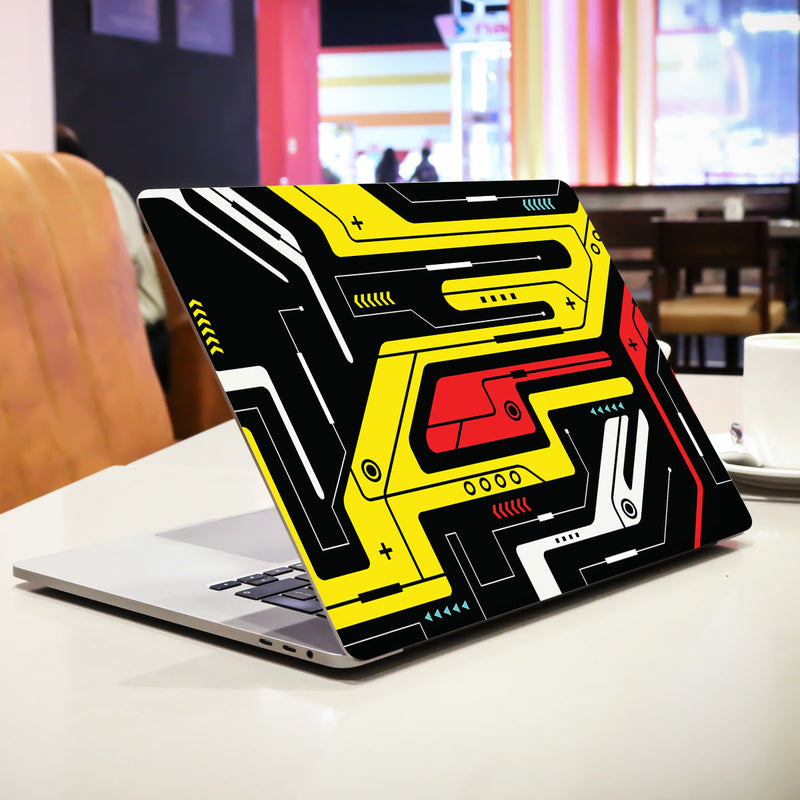 Embrace Retro Futurism with Retro Cyberpunk Laptop Skin - Nostalgic and ...