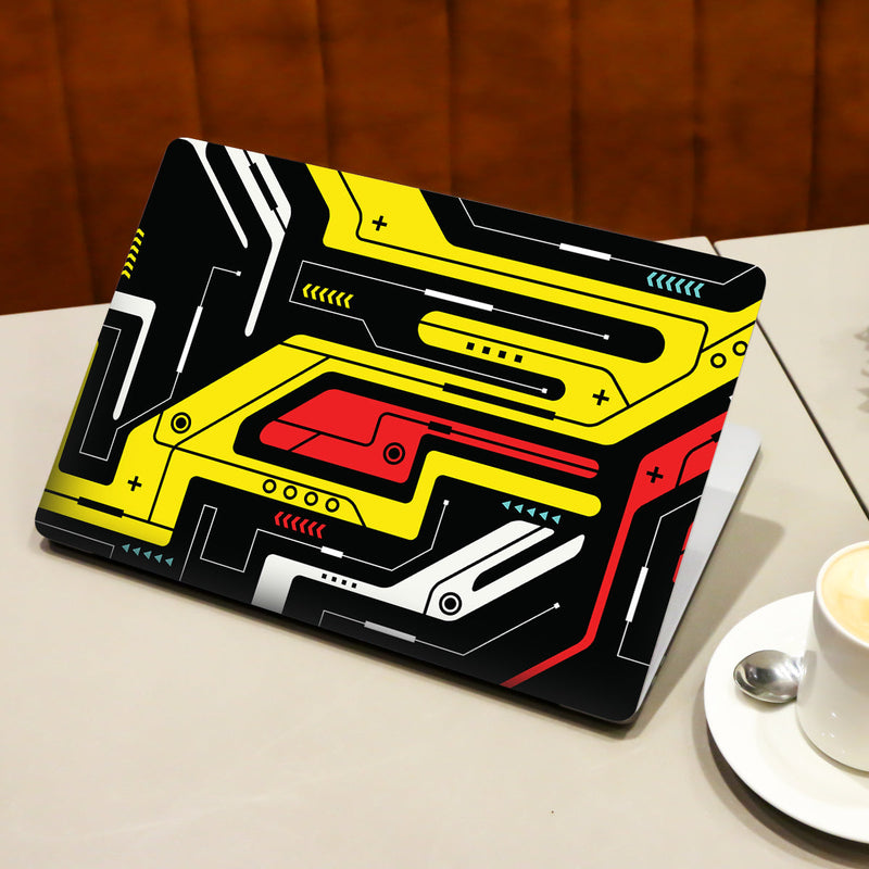 Embrace Retro Futurism with Retro Cyberpunk Laptop Skin - Nostalgic and ...