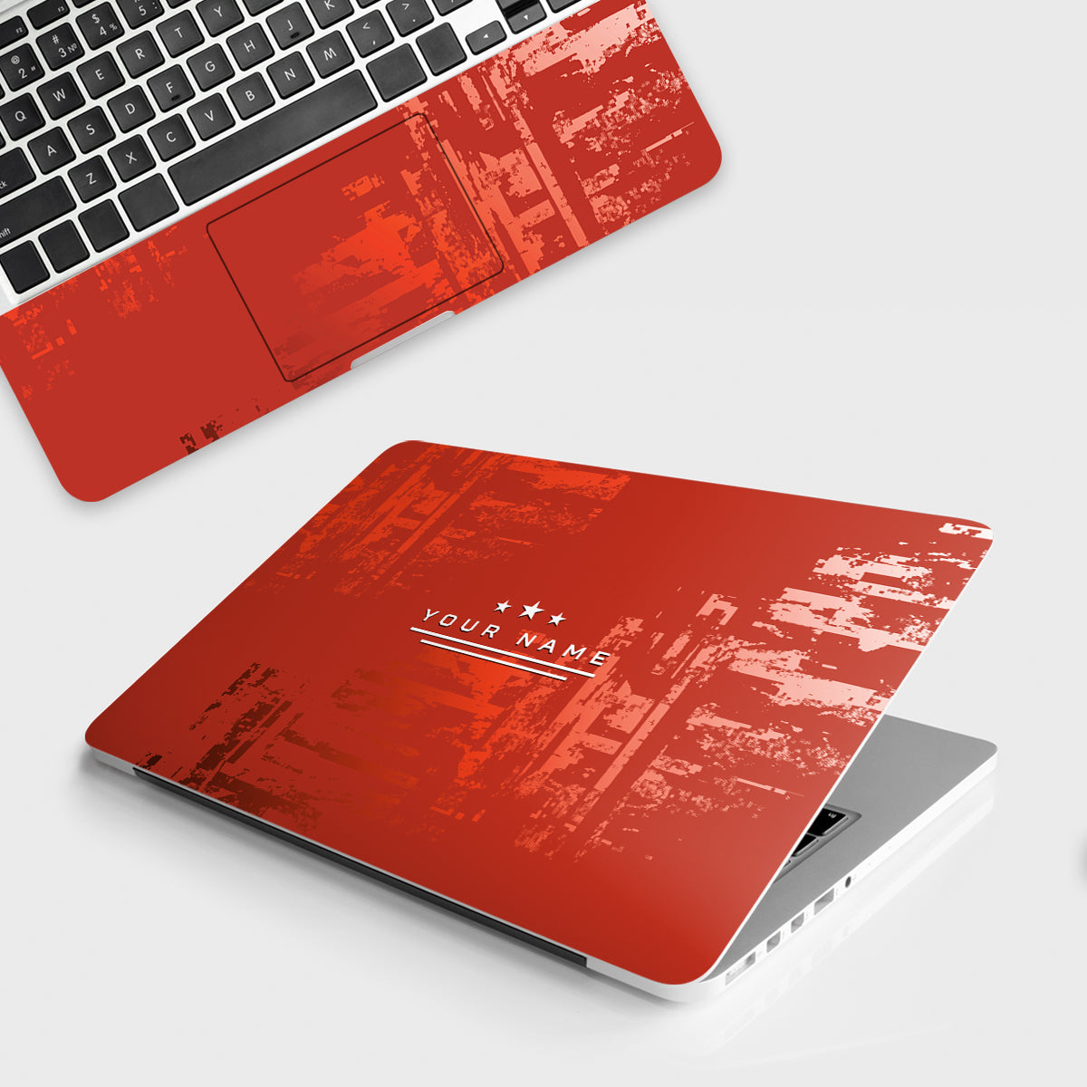 Red Star Laptop Skin - Shine Bright with Striking Designs for Your Laptop