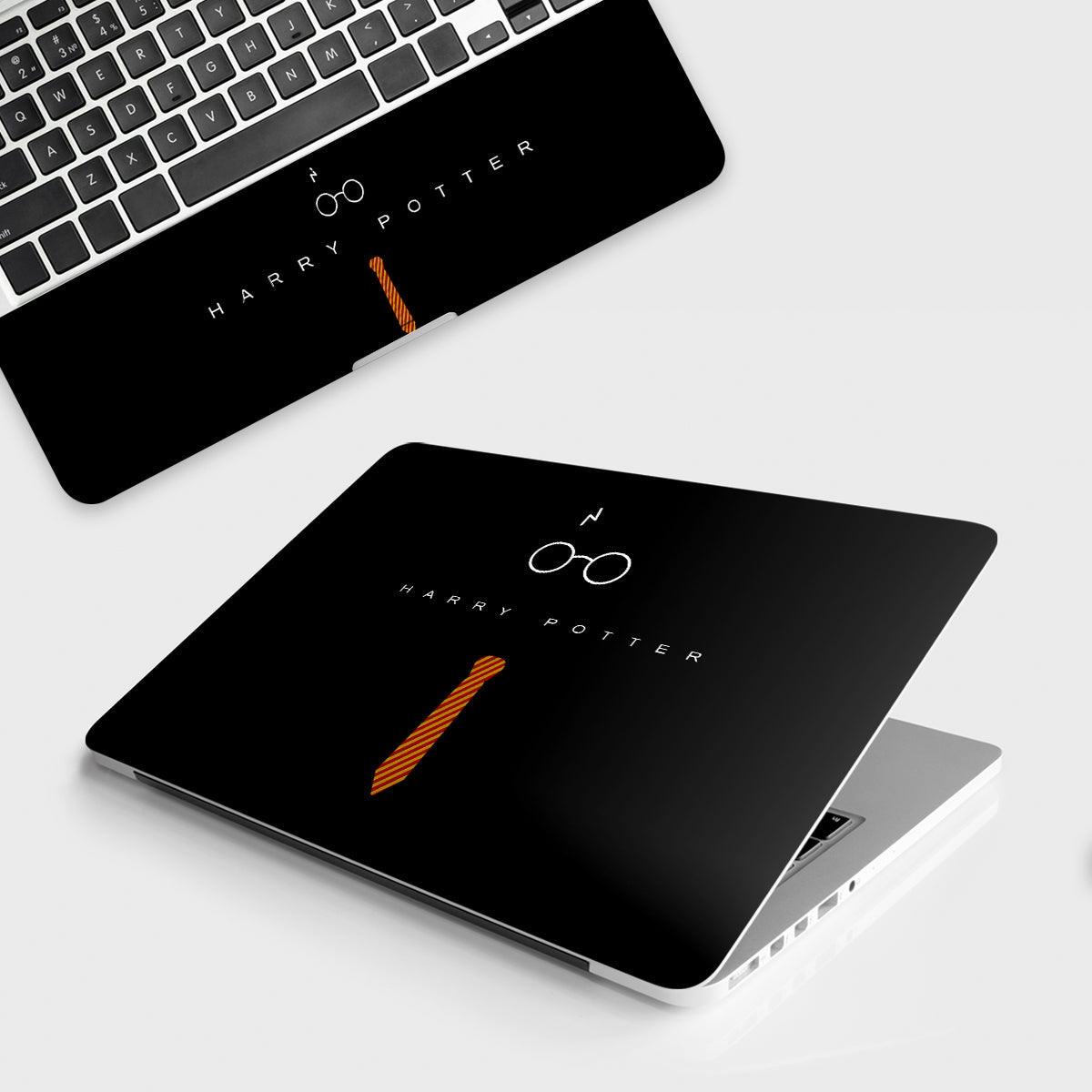 Magic in Simplicity: Harry Potter Minimalist Laptop Skin for Wizardly ...