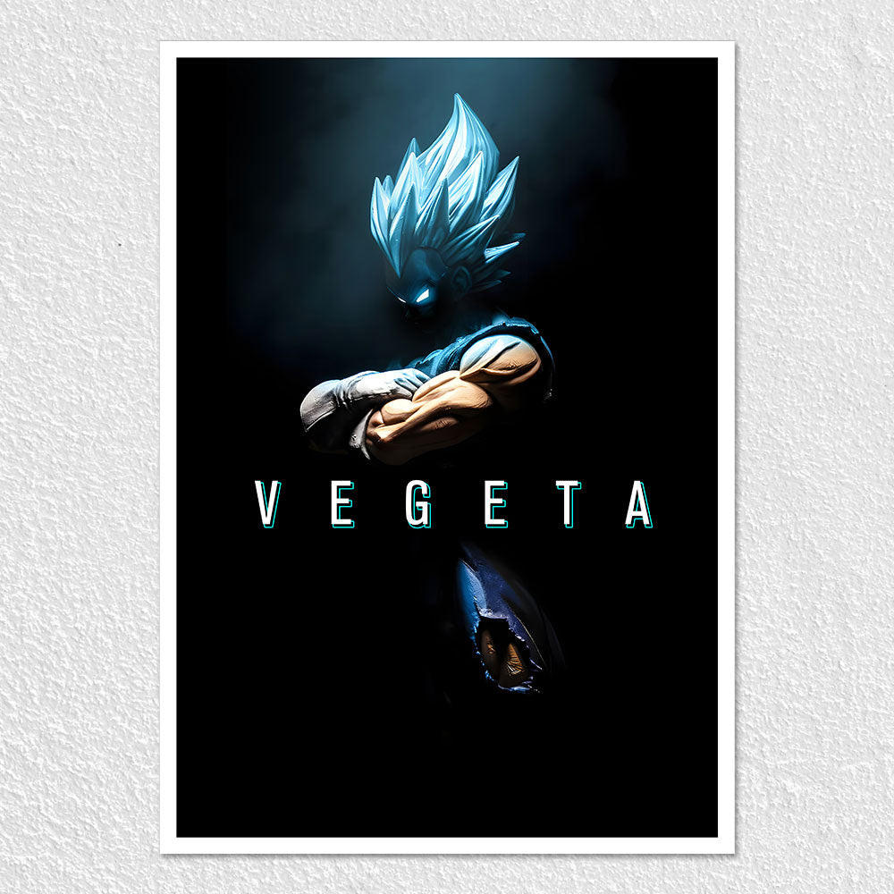 DBZ Vegeta Anime Poster - Exclusive Anime Wall Art
