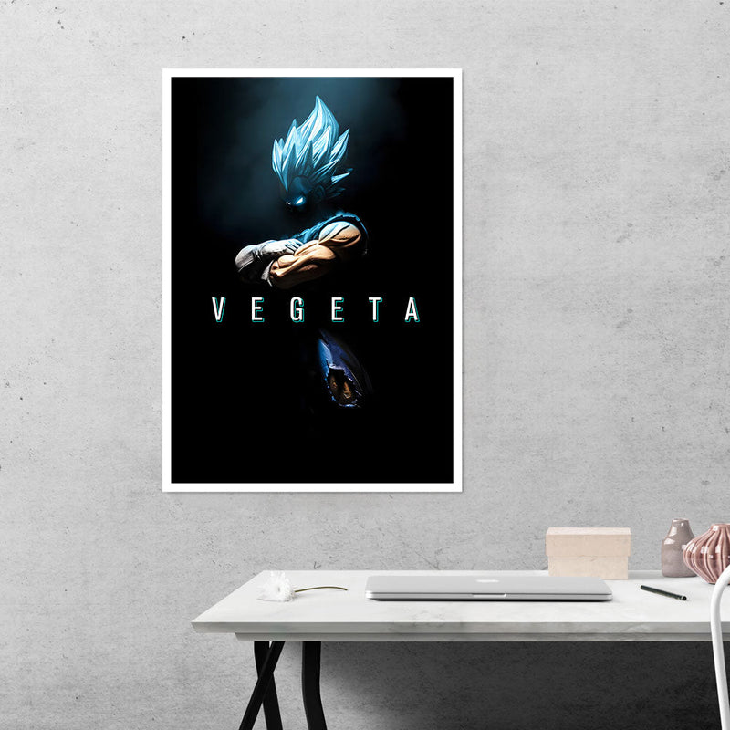 DBZ Vegeta Anime Poster - Exclusive Anime Wall Art