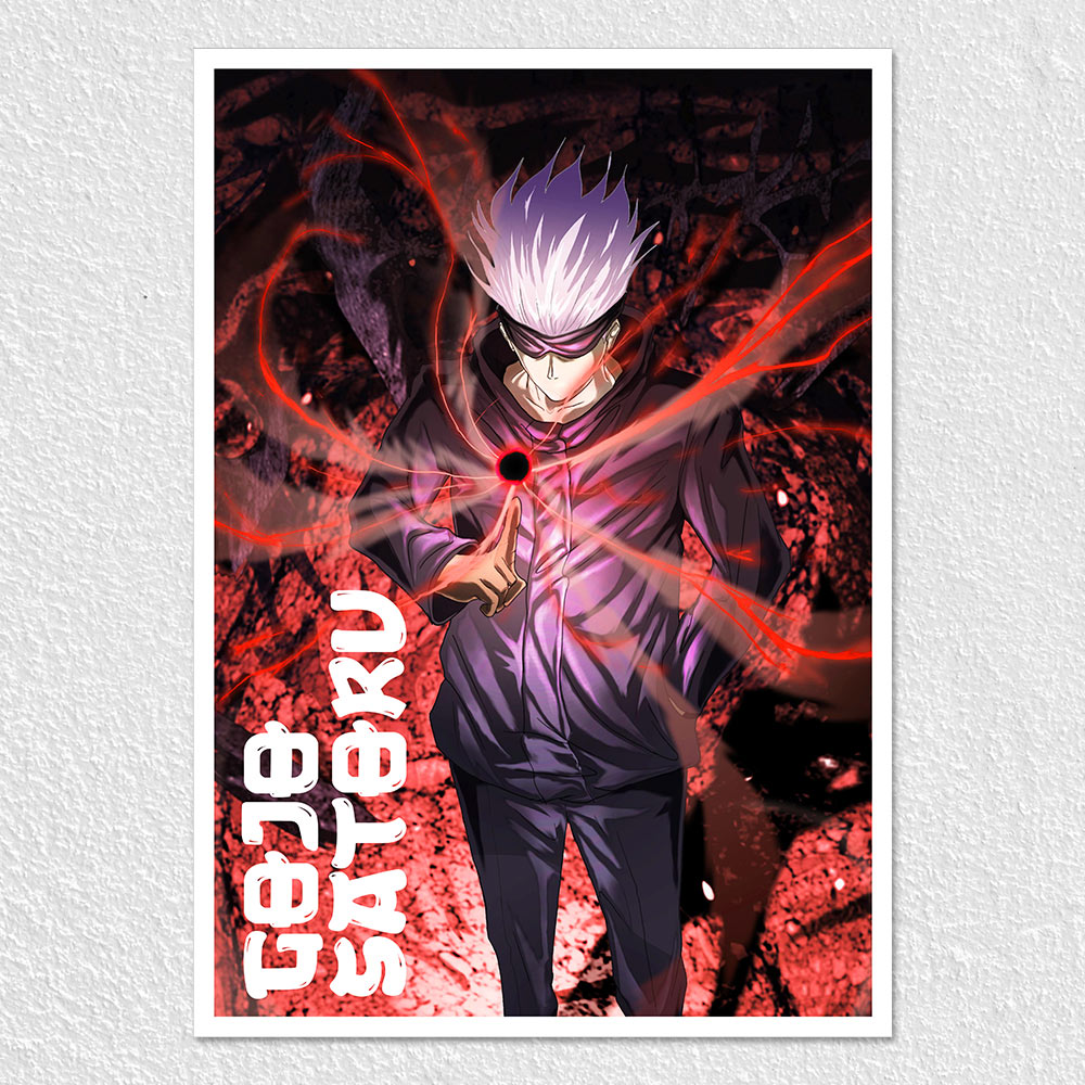 Gojo Satoru Anime Poster - Exclusive Anime Wall Art