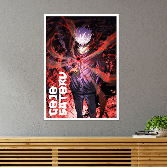 Gojo Satoru Anime Poster - Exclusive Anime Wall Art