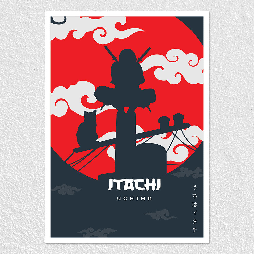 Itachi Uchiha Anime Poster - Exclusive Anime Wall Art