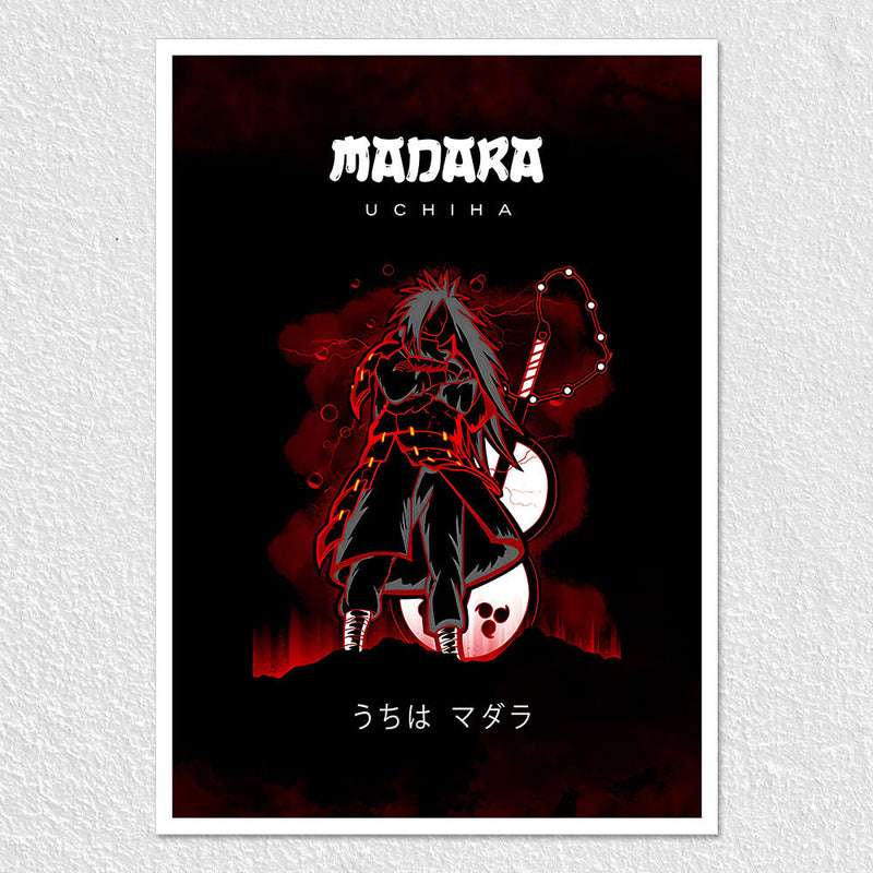 Madara Uchiha Anime Poster - Exclusive Anime Wall Art
