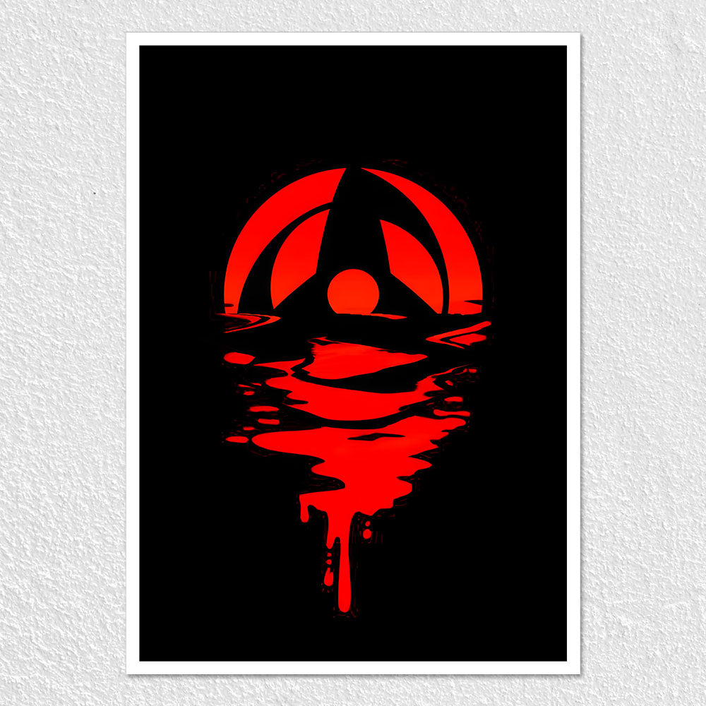 Mangekyo Sharingan Naruto Anime Poster - Exclusive Anime Wall Art